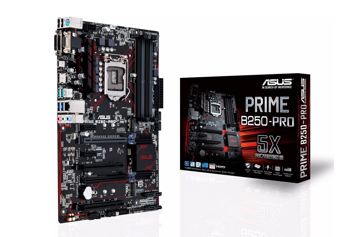 مشخصات، قیمت و خرید مادربرد مدل ASUS PRIME B250-PRO ایسوس| ۱۹کالا
