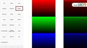 کد تست گوشی سامسونگ برای ال سی دی، تاچ، میکروفن و دوربین